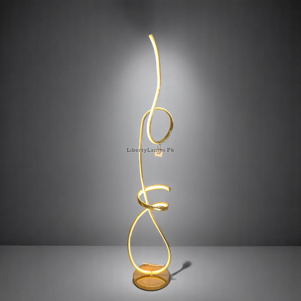LED Abstract Floor Lamp – 62 Inch | Modern Art-Inspired Lighting ...